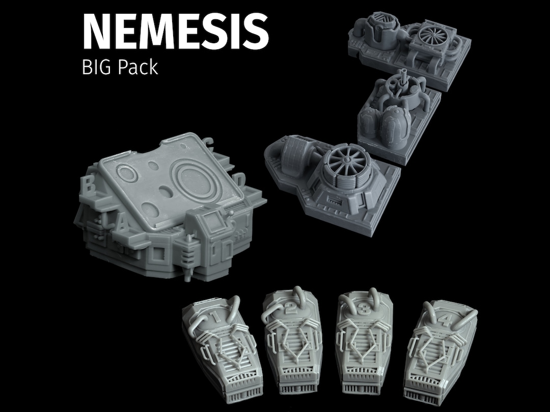 Nemesis Deluxe Big Pack (8 Piece Set, 3D Printed - Unofficial) - Etsy