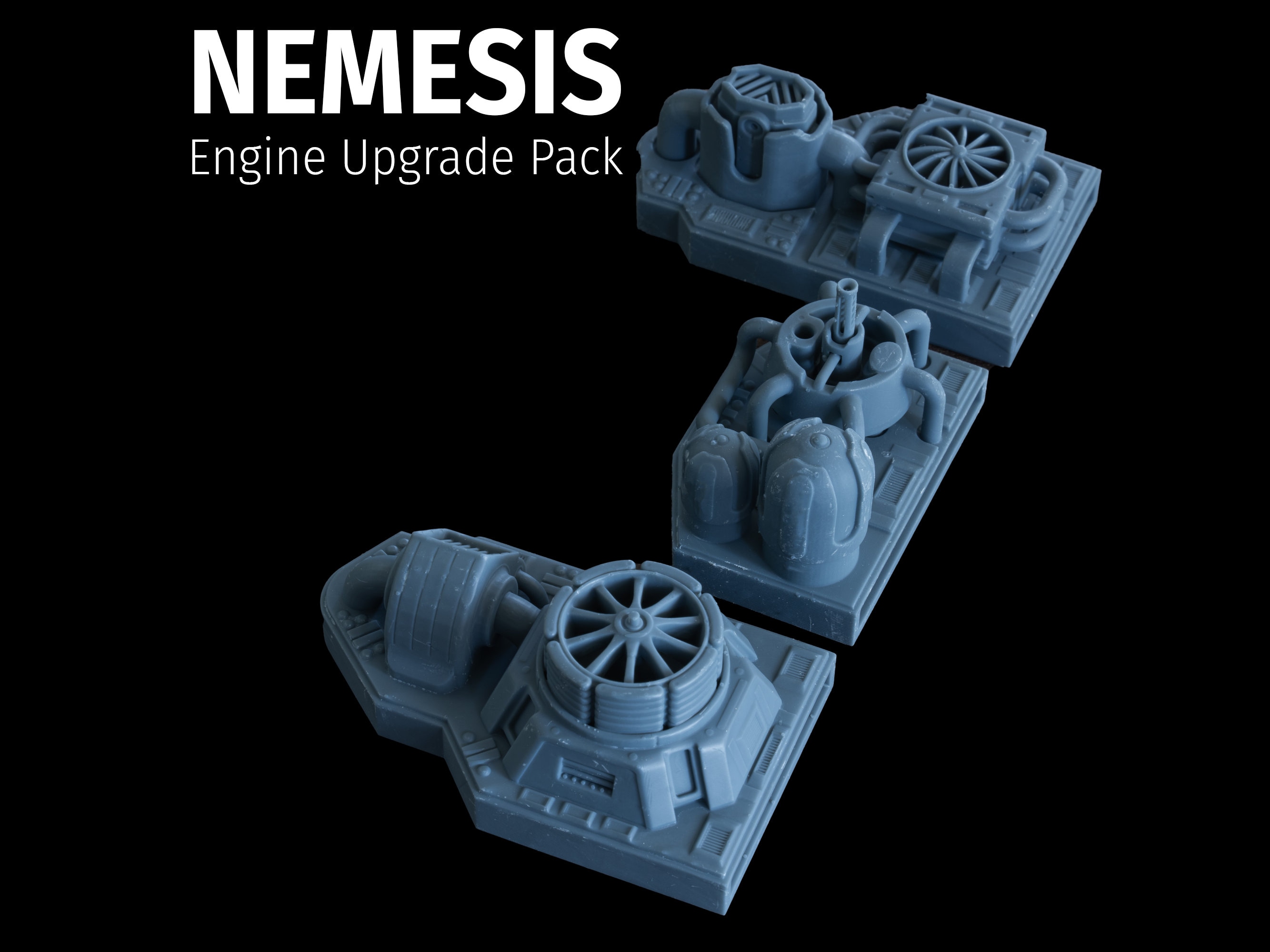 Nemesis Deluxe Engine Upgrade 3 Piece Set 3D Printed - Etsy