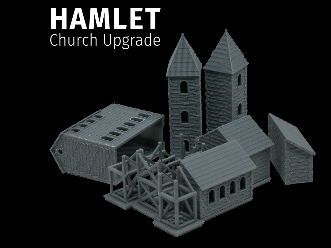 Hamlet Board Game Church Upgrade (7 Piece Set, 3d Printed - Unofficial ...
