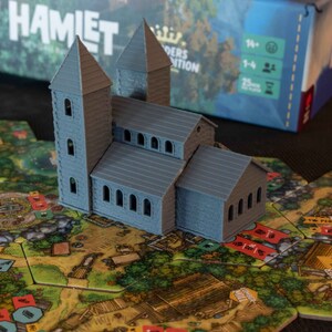 Hamlet Board Game Church Upgrade 7 Piece Set, 3d Printed Unofficial - Etsy