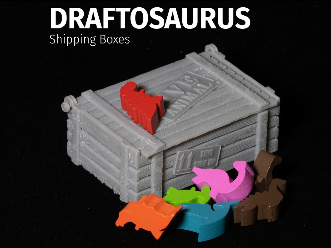 Draftosaurus Shipping Boxes (5 Piece Set, 3D Printed - Unofficial) - Etsy