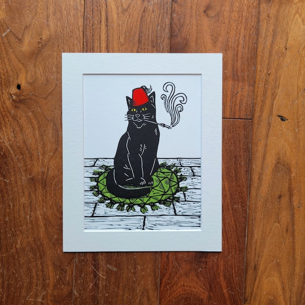 Cat Fez - Etsy