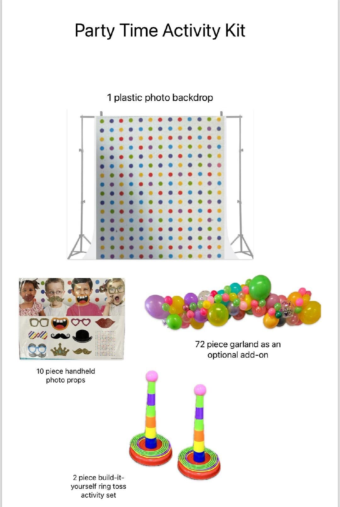 Fun Birthday Party Game, Party Backdrop and Photo Props Make This Kid ...