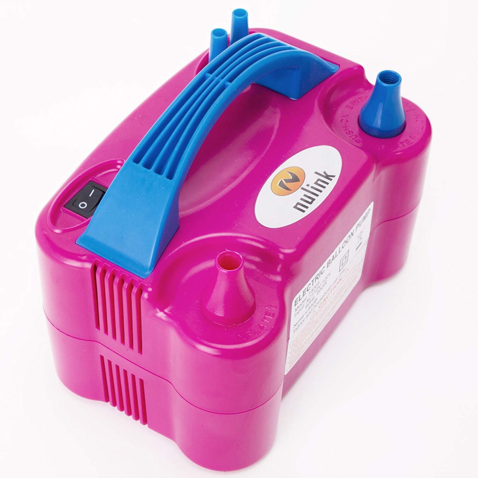 Balloon Pump Electric Air Balloon Blower Machine, Blow 2 Balloons up at ...