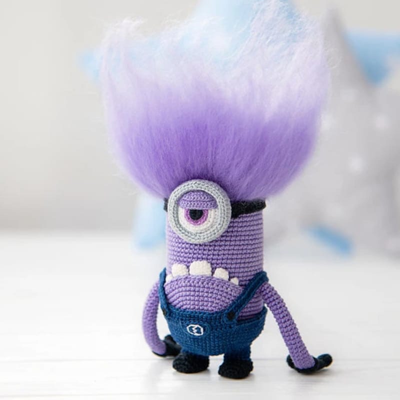 Paarse minion - Etsy Nederland