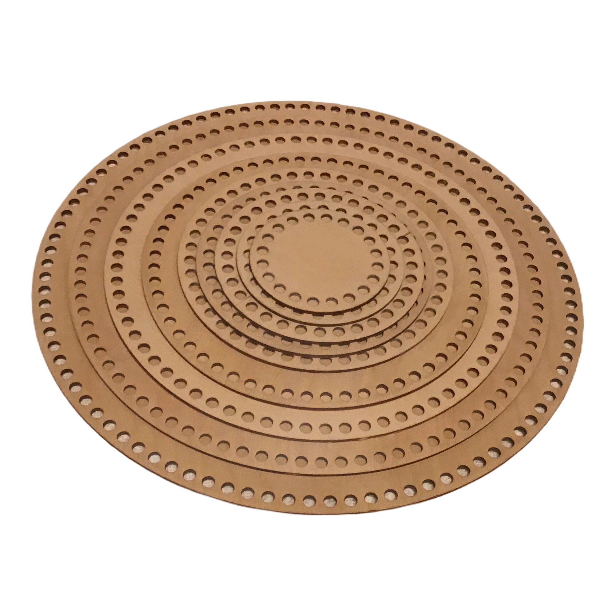 Wooden Basket Bases. Wooden Bottoms for Crochet Baskets. Round | Etsy