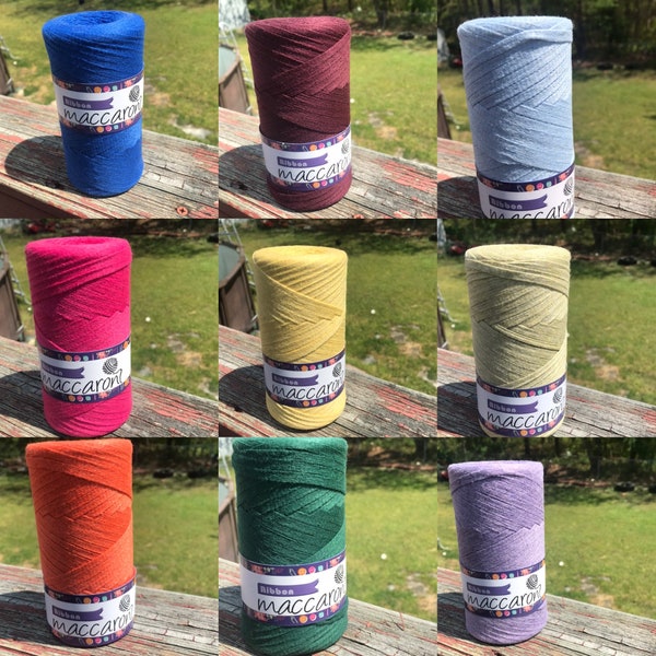 Cotton Ribbon Yarn - Etsy