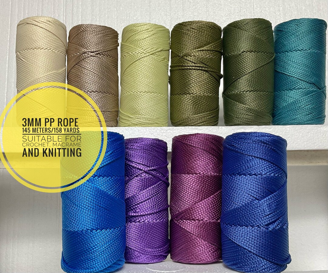 3mm Polypropylene Macrame Rope: 157 Yards - Etsy