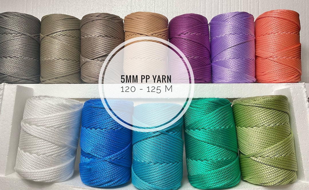 5mm Polypropylene Macrame Rope: XL Crafting Cord (120/125M) - Etsy