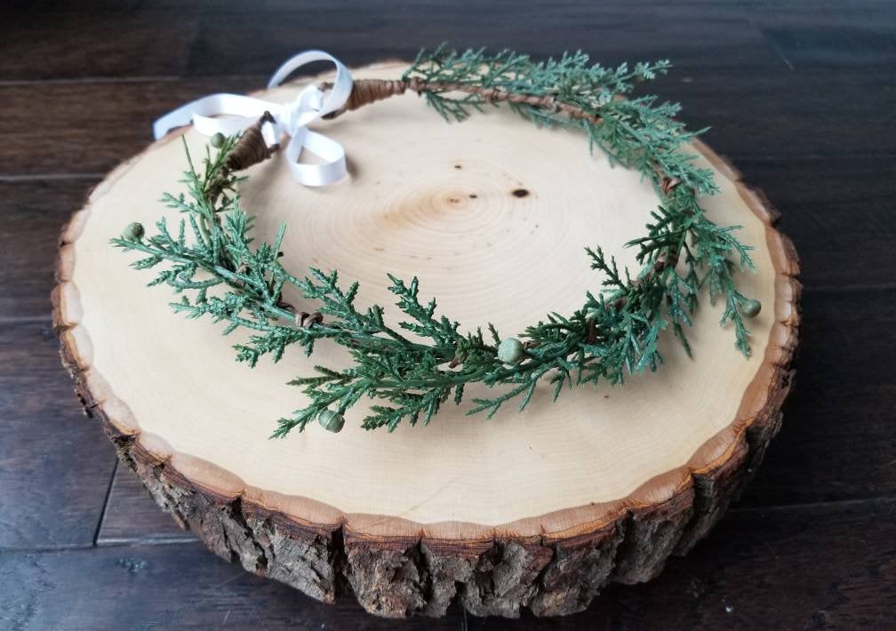 Winter Crown Forest Crown Woodland Theme Crown Winter - Etsy