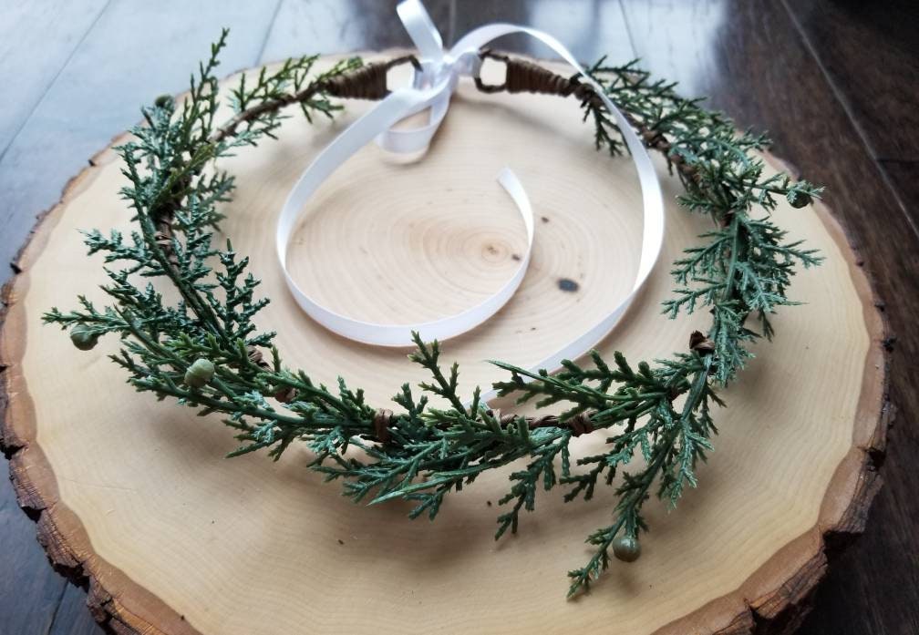 Winter Crown Forest Crown Woodland Theme Crown Winter - Etsy