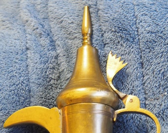 Vintage Small Brass Arabic Dallah Teapot Container - Etsy