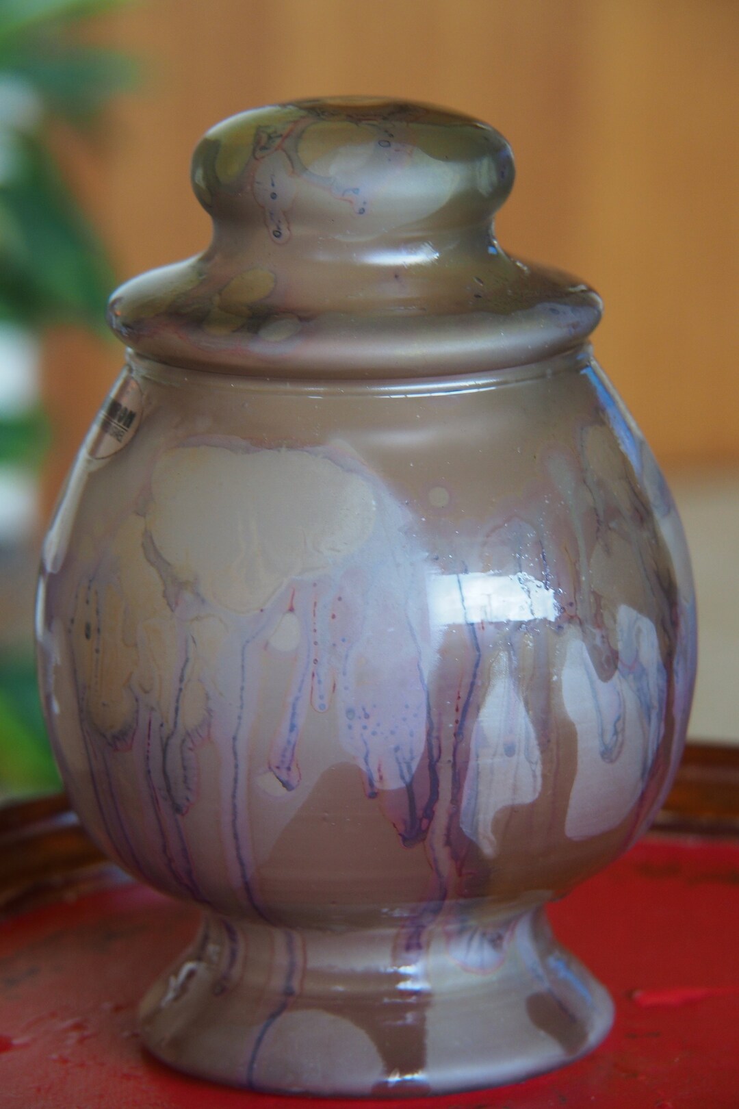 Vintage Simron Lidded Jar, Hand Painted Israeli Collectable - Etsy ...