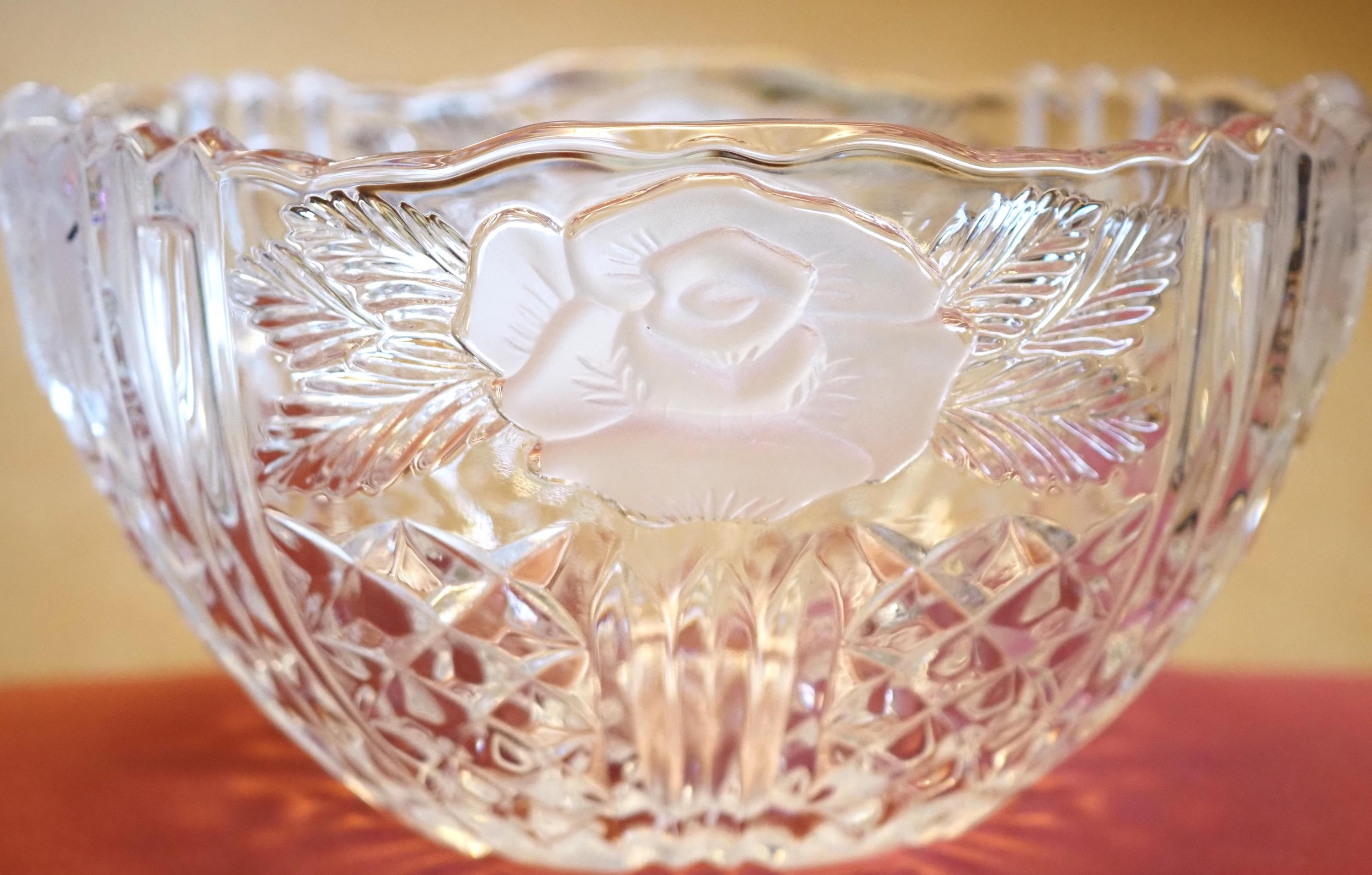 Vintage Clear Glass Bowls