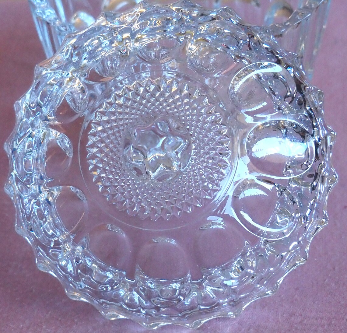 Vintage Lead Crystal Bowl With Lid, Detailed Design, Home Decor - Etsy