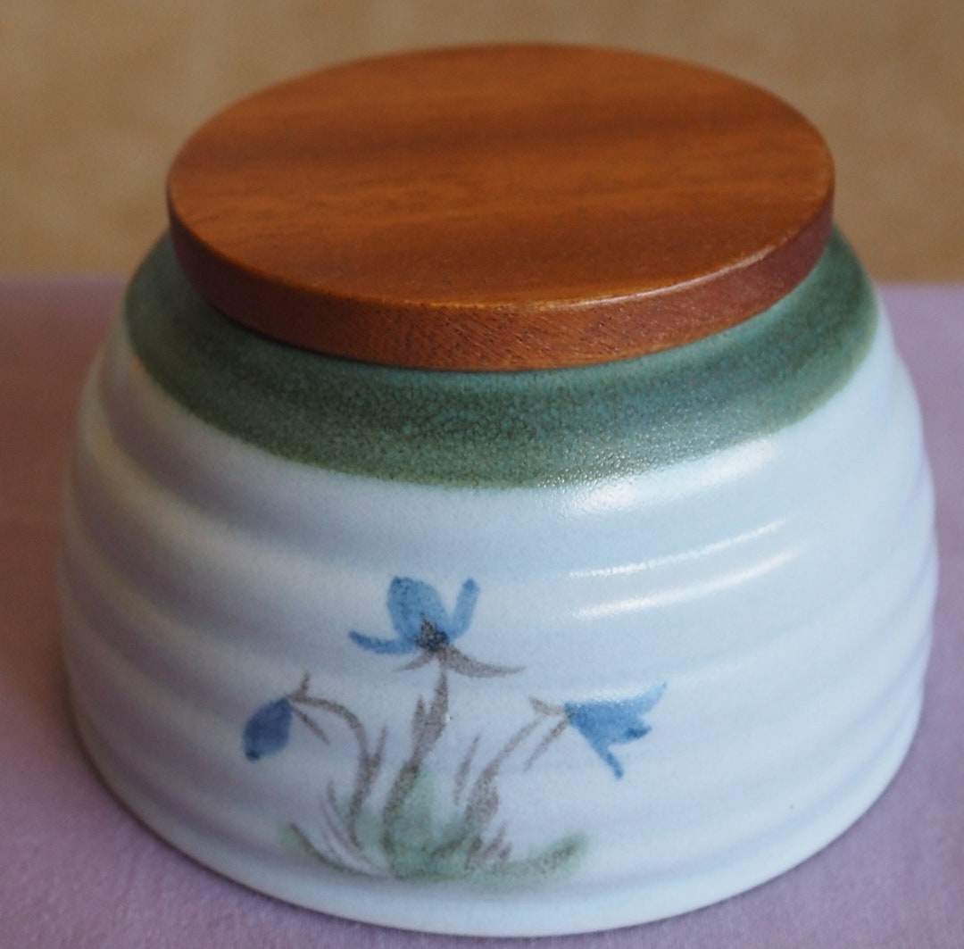 Vintage Buchan Portobello Beehive Lidded Jar, Stoneware Storage Pot ...