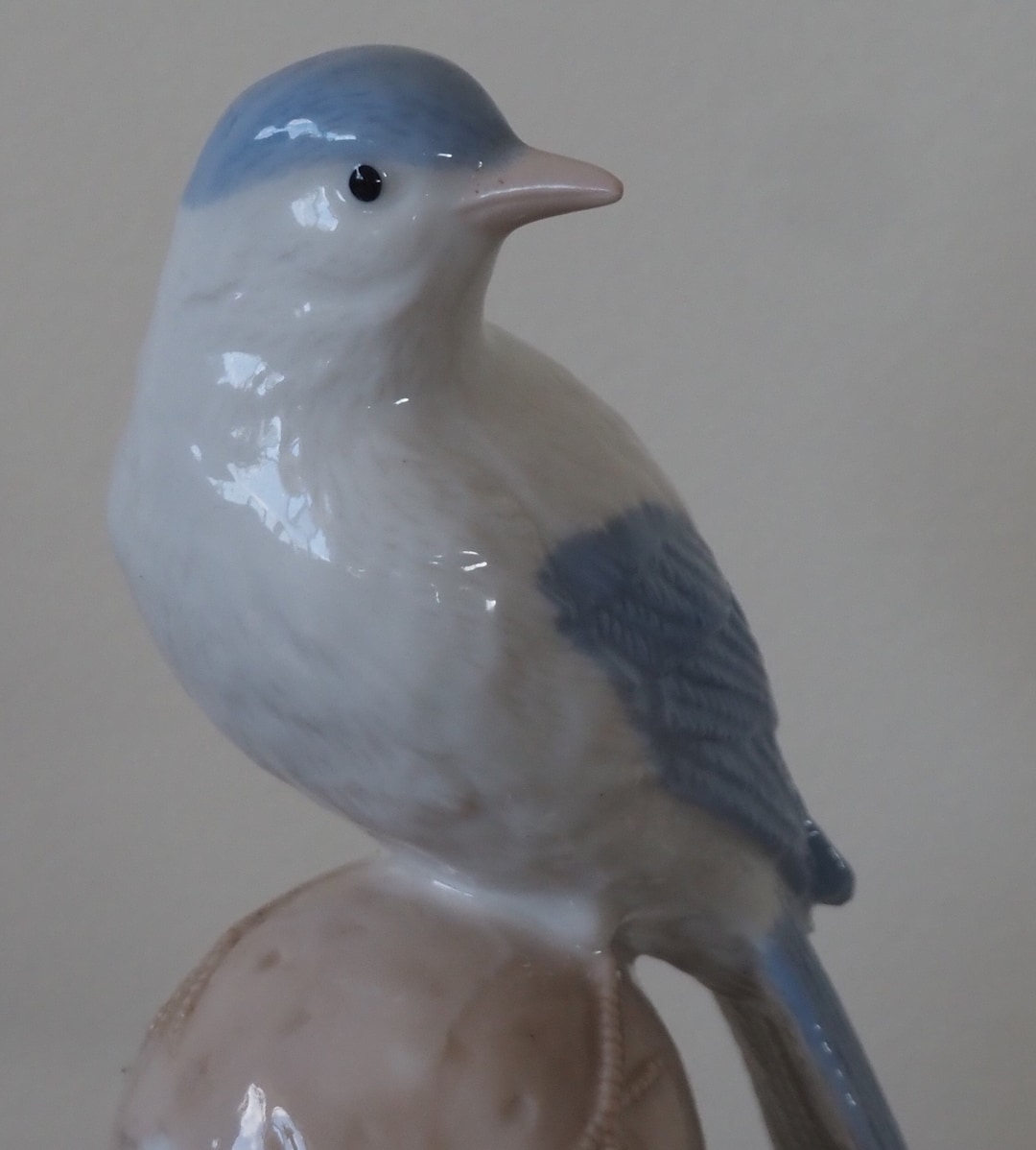 Vintage Ceramic Blue Bird Figurine Made in Taiwan 15cms Tall - Etsy
