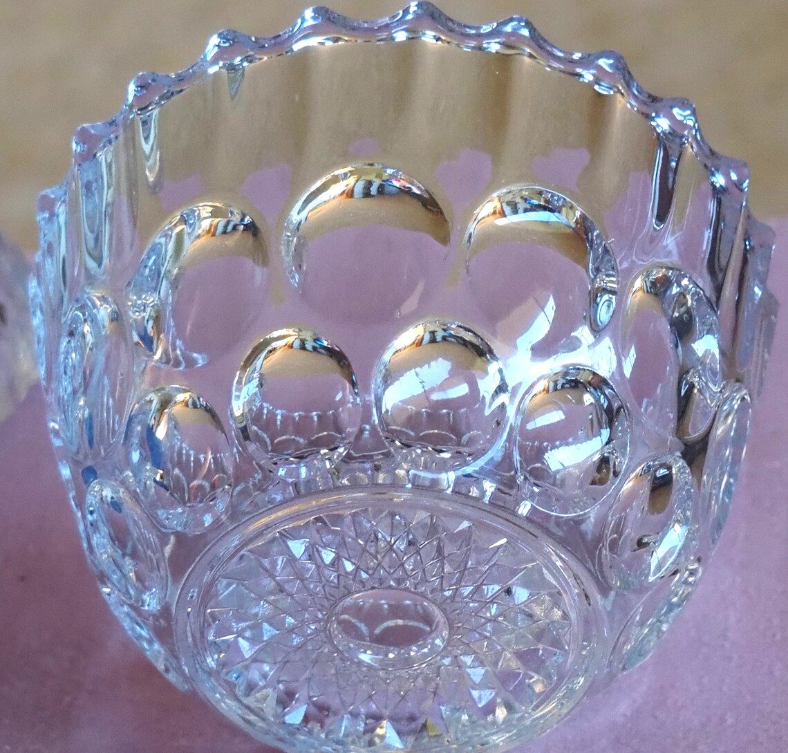 Vintage Lead Crystal Bowl With Lid, Detailed Design, Home Decor - Etsy