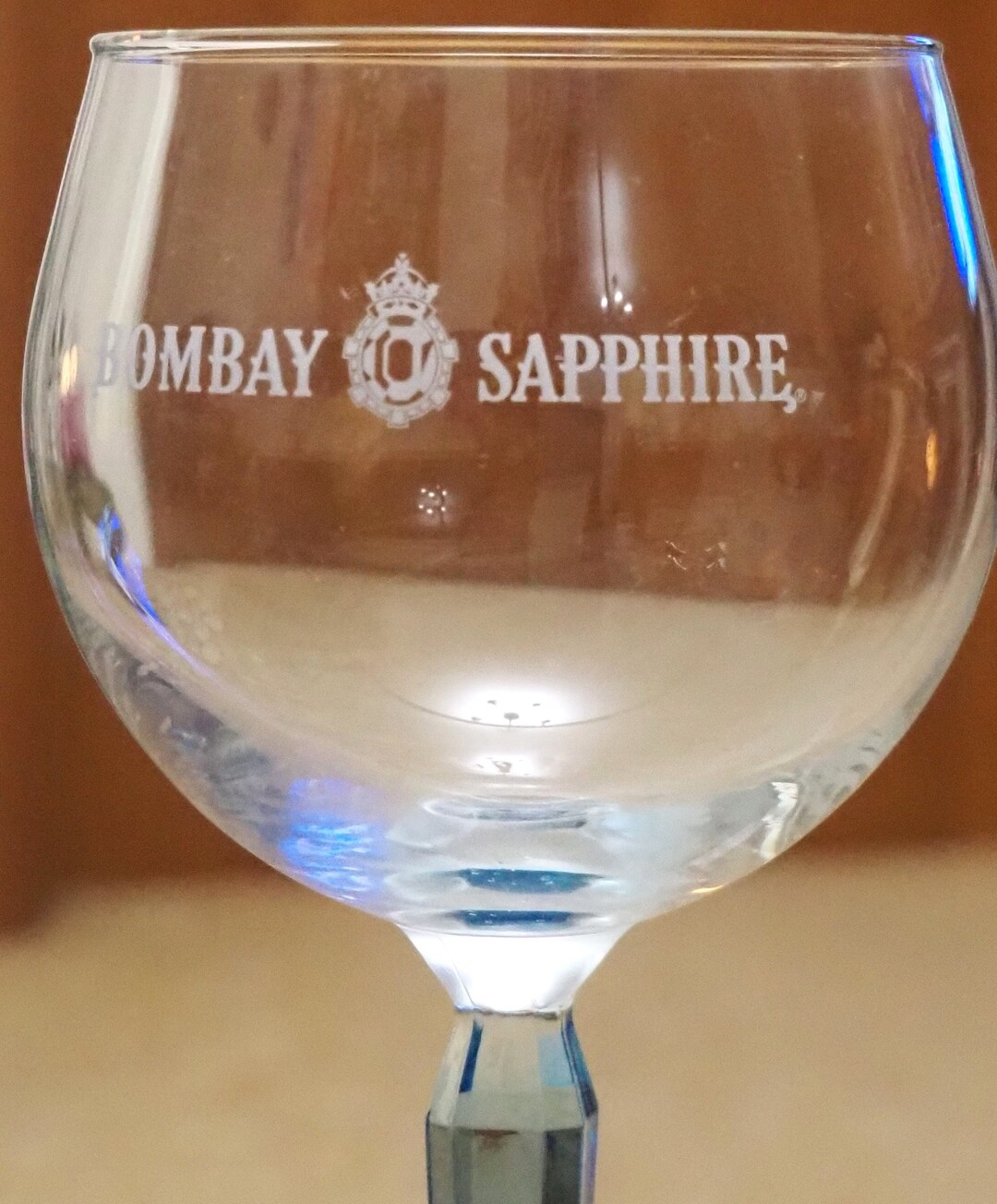 Bombay Sapphire, Gin Balloon Glass, Barware Glass, Blue Stem, Balloon ...