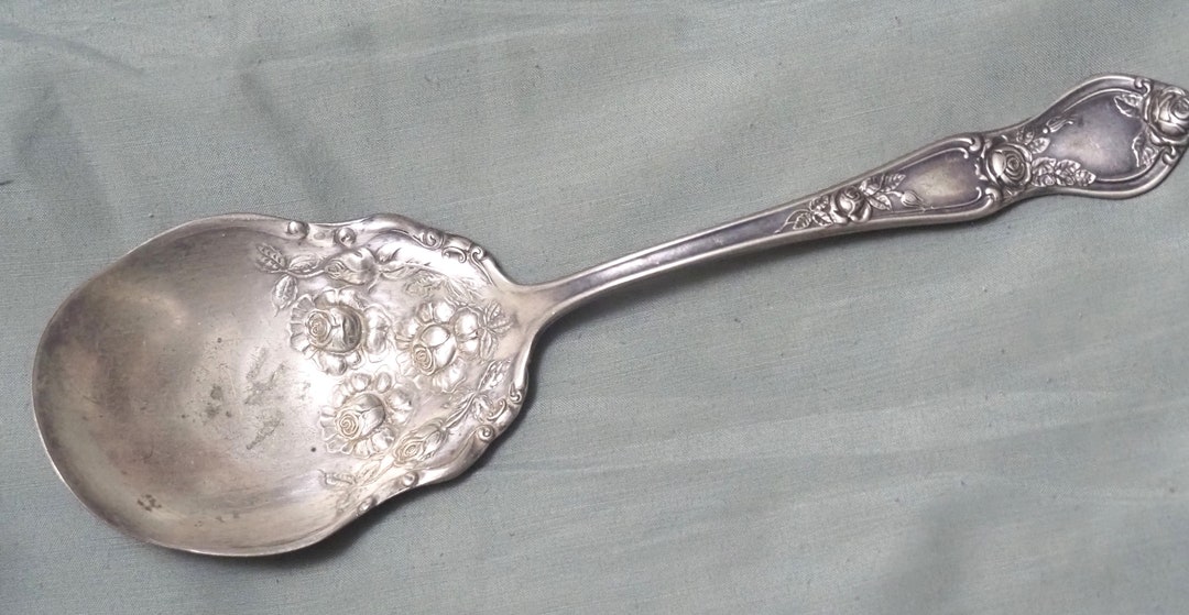 Rose 1903 CASSEROLE or BERRY Serving Spoon by R C CO - Etsy