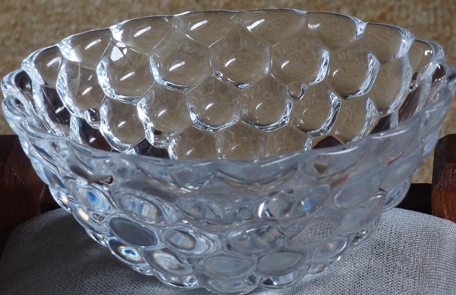 Orrefors Crystal Hallon Raspberry, Bowl for Rasberry Series. Orrefors ...