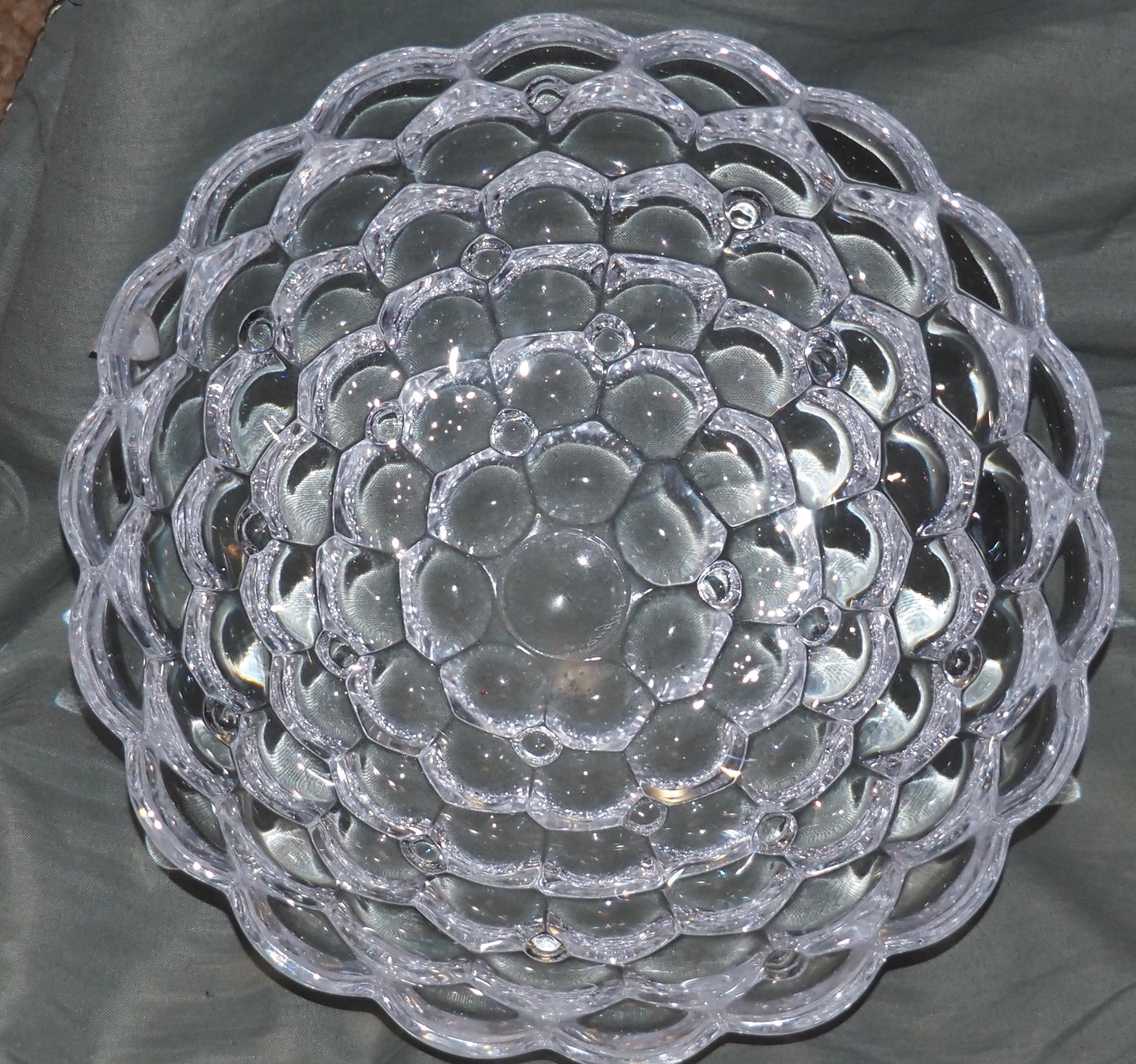 Orrefors Crystal Hallon Raspberry, Bowl for Rasberry Series. Orrefors ...