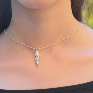 Silver Surfboard Necklace, Surfer Necklace, Surfboard Pendant, Thin ...