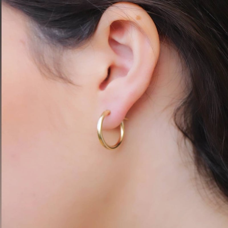 Small Gold Hoop Earrings - Etsy