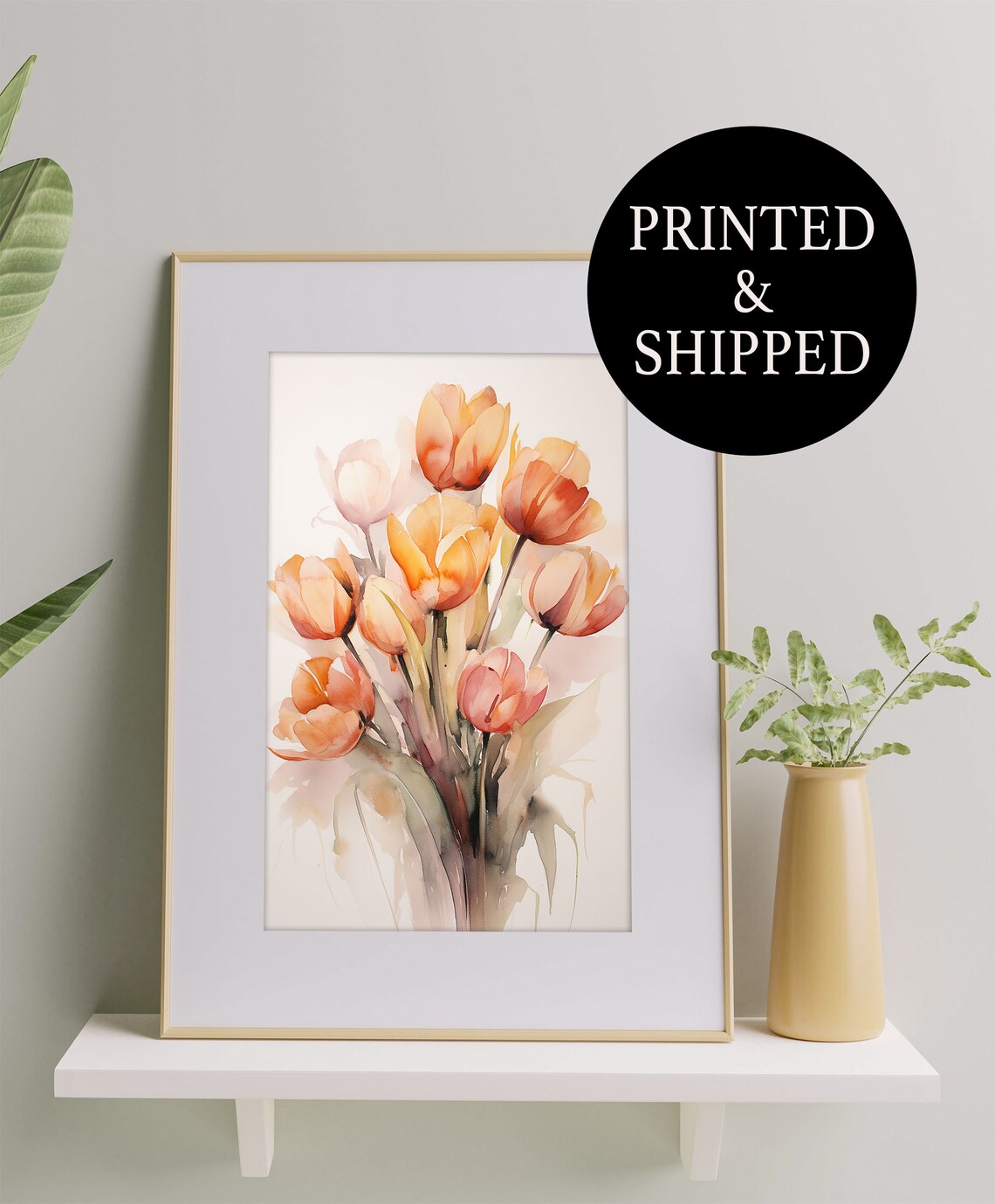 Printable Wildflowers, Flower Illustration, Watercolor Tulip, Botanical ...