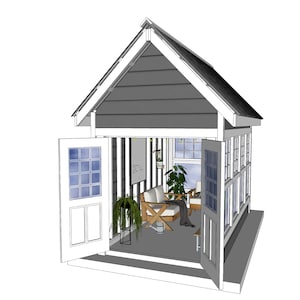 Greenhouse/she-shed *building Plan* - Etsy