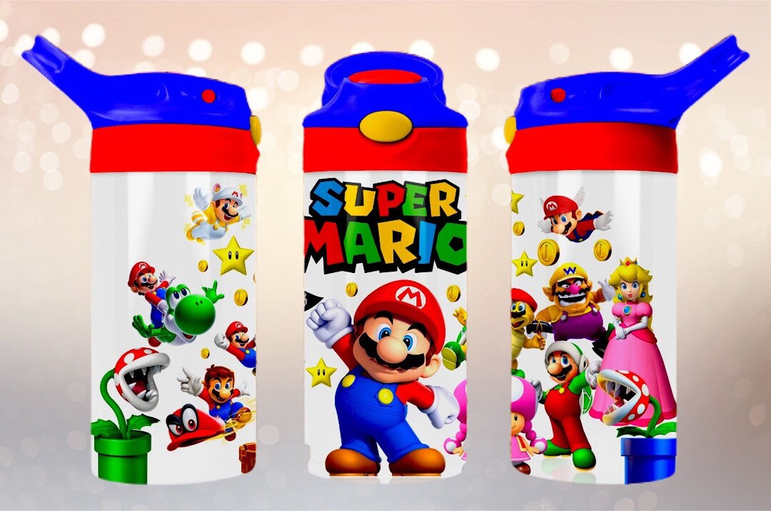 Straight 12oz Custom Super Mario Insulated Double Wall - Etsy