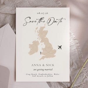 save the date template uk