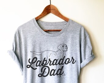 Lab Shirt for Dog Dad Lab Gifts. Lab T-shirt Best Dog Dad - Etsy