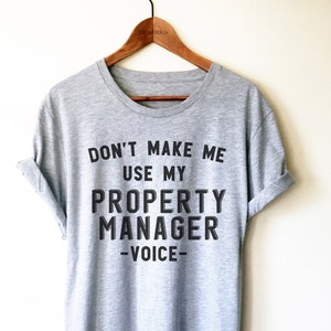 Funny Property Manager Shirt/tank Top/hoodie - Gift for Property ...