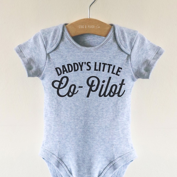Daddy Little Copilot Baby Announcement - Etsy