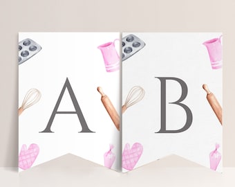 Custom Pink and Blue Bakery Sign Digital Download DIY - Etsy