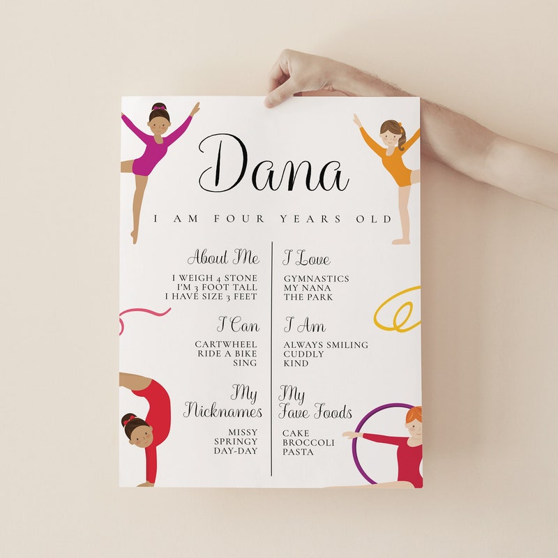 Gymnastics Poster - Etsy