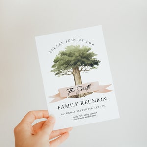 Family Gathering Invitation - Family Party Invitation, Family Reunion ...