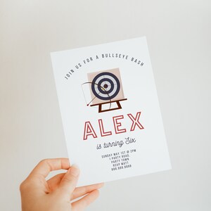 Archery Invitation-archery Birthday Invitation, Archery Party Decor ...