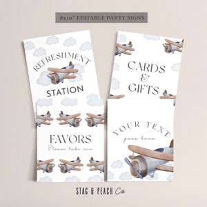 Airplane Food Labels - Airplane Food Tent, Airplane Party Decor ...