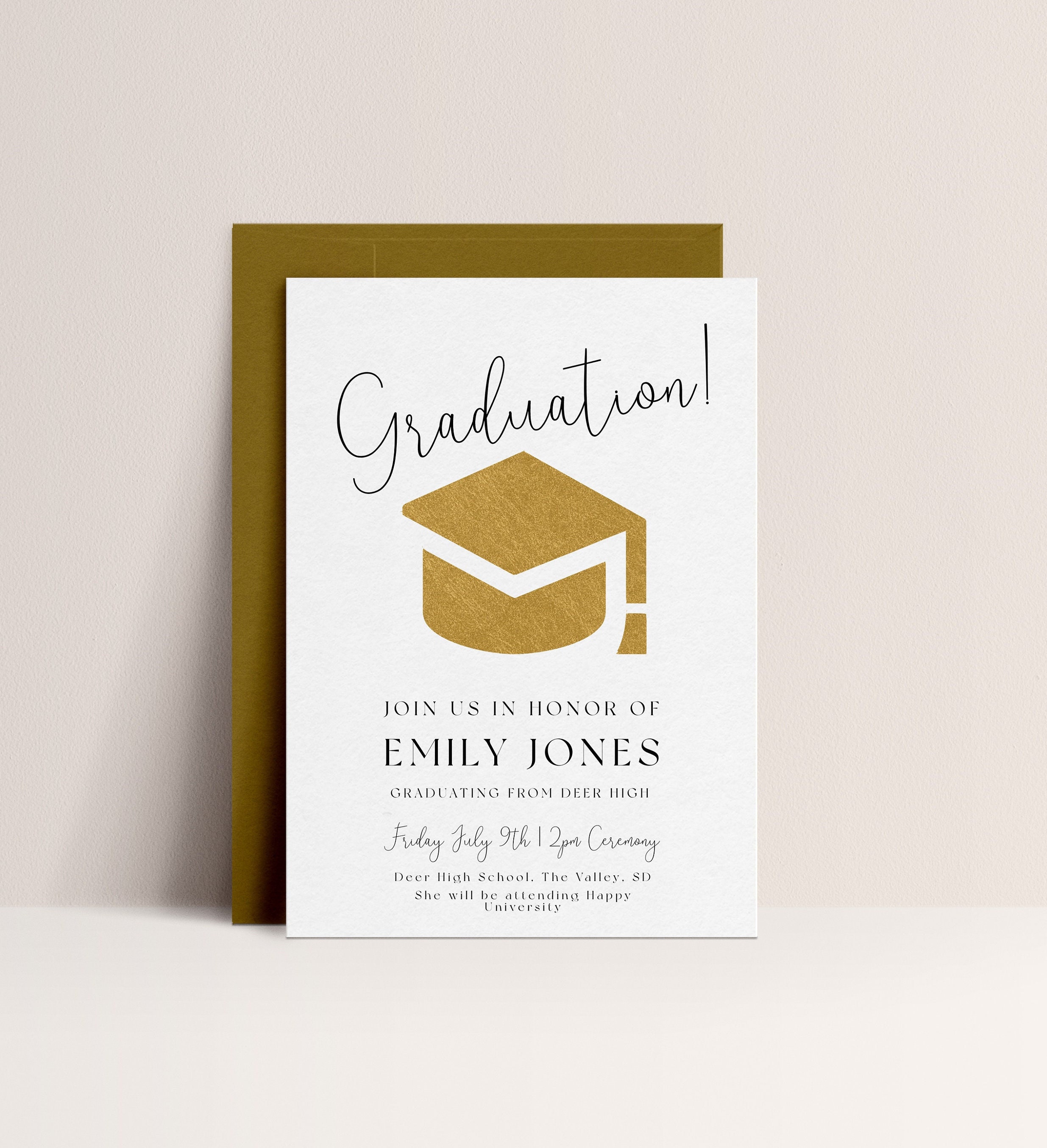 Graduation Party Invitation Graduation Invitation Senior | Etsy