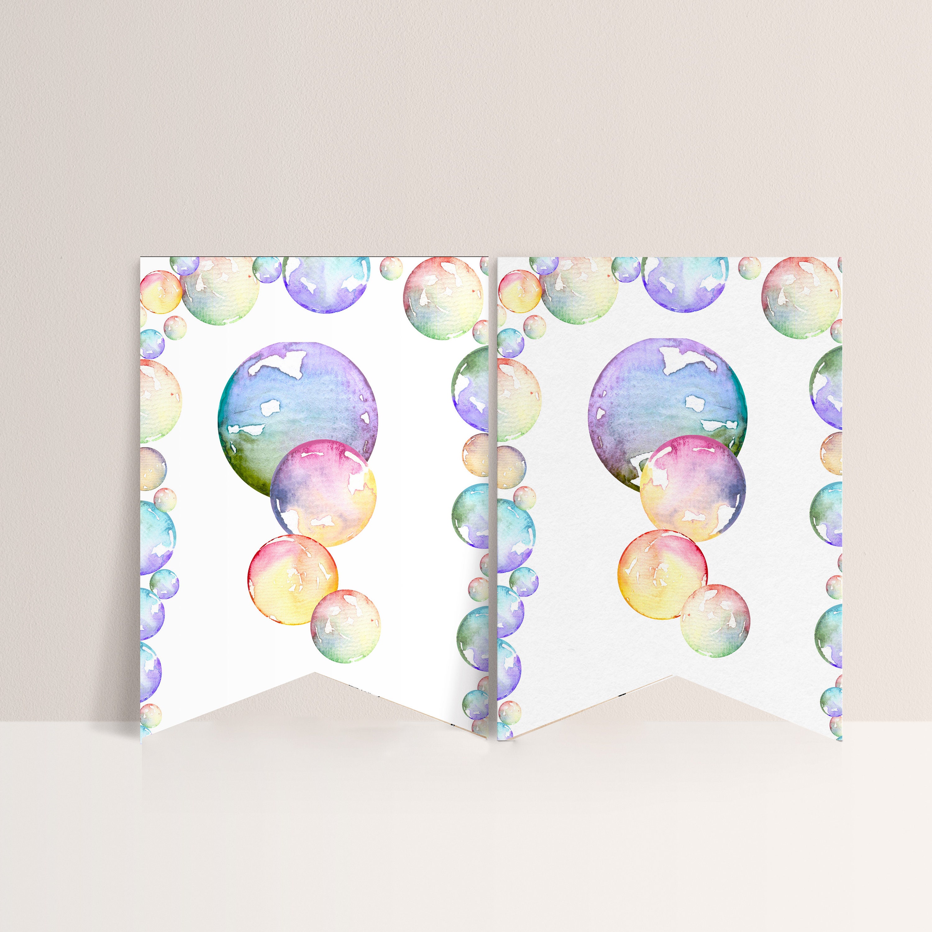 Bubble Birthday Banner - Bubble Themed Decor, Bubble Welcome Sign ...