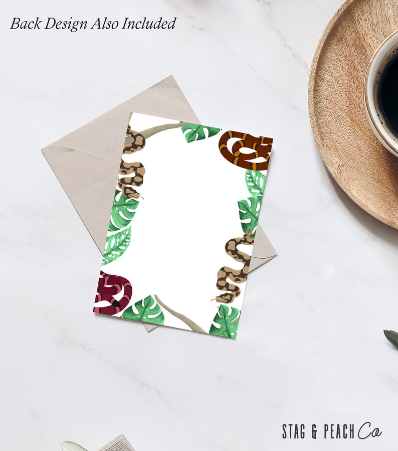 Snake Birthday Invitation Editable Snake Party Invitation - Etsy