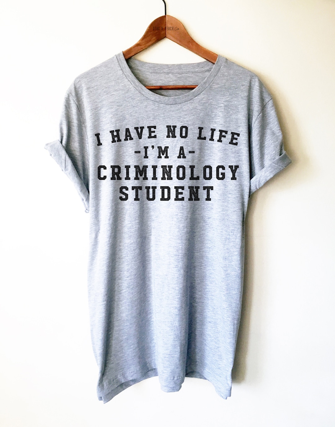 Criminology Student Shirt/tank Top/hoodie - Criminologist Shirt ...