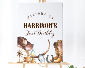 Western Birthday Favor Tag-rodeo Party Decor, Cowboy Birthday Party ...