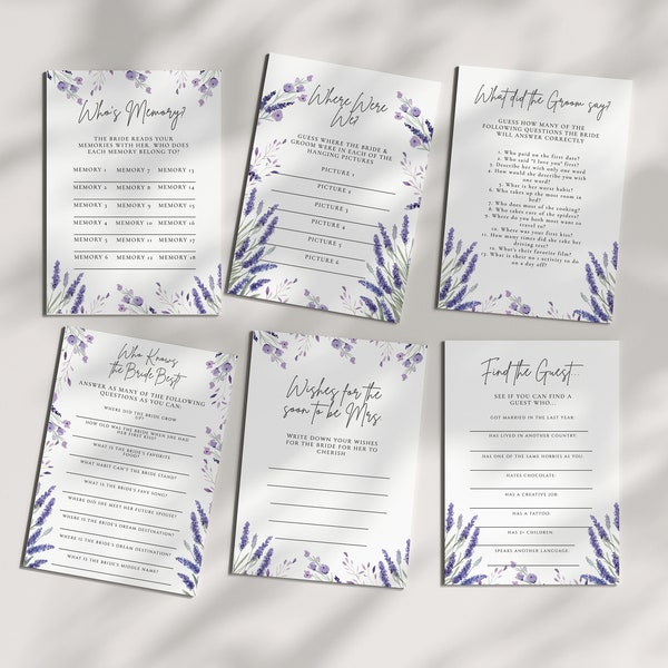 Purple Bridal Shower - Etsy