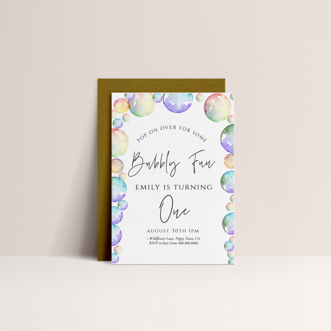 Bubble Birthday Banner - Bubble Themed Decor, Bubble Welcome Sign ...