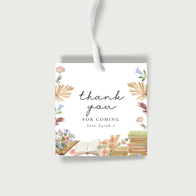 Storybook Baby Shower Favor Tag-storybook Baby Shower Decorations ...