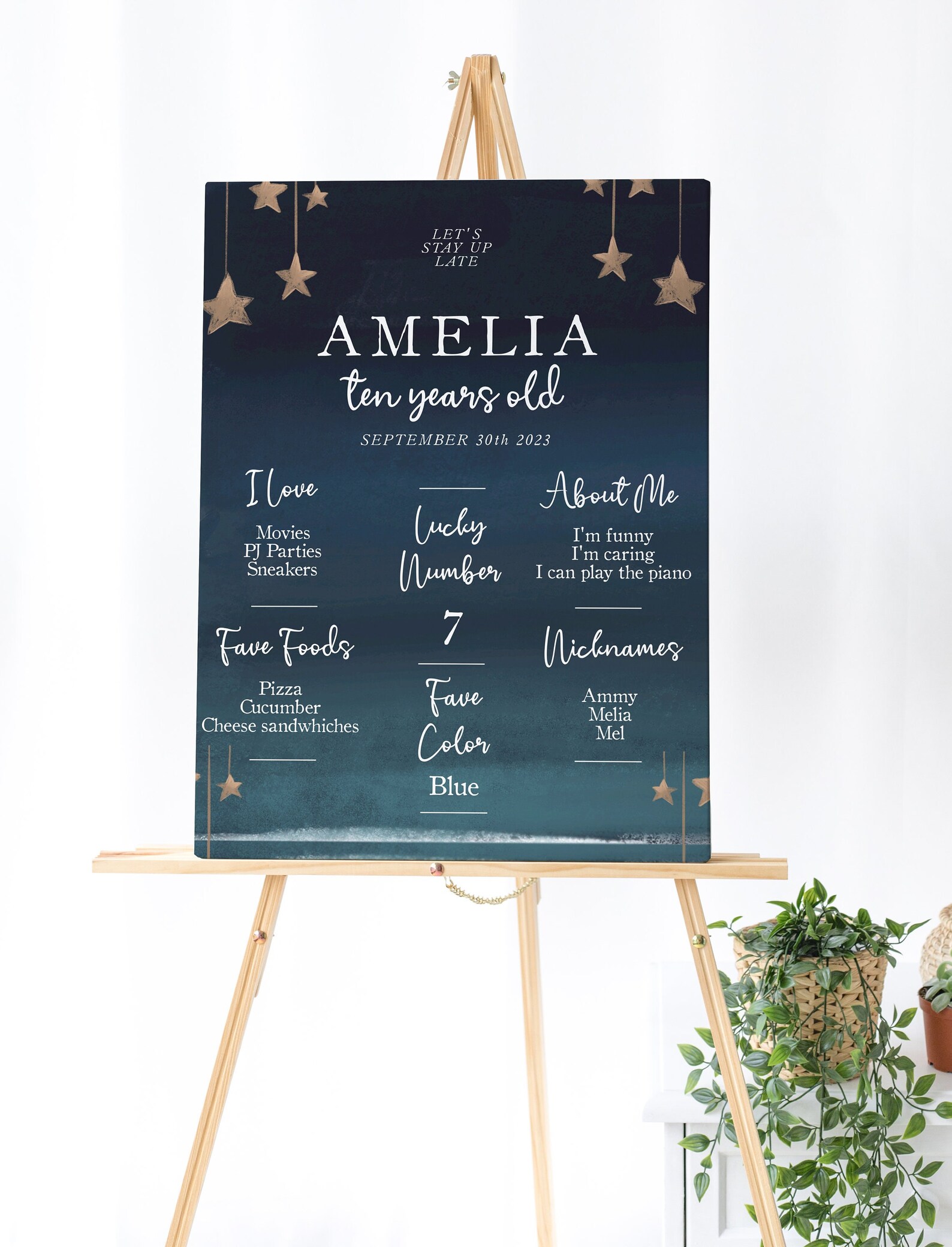 Sleepover Party Welcome Sign Slumber Milestones Sleepover - Etsy