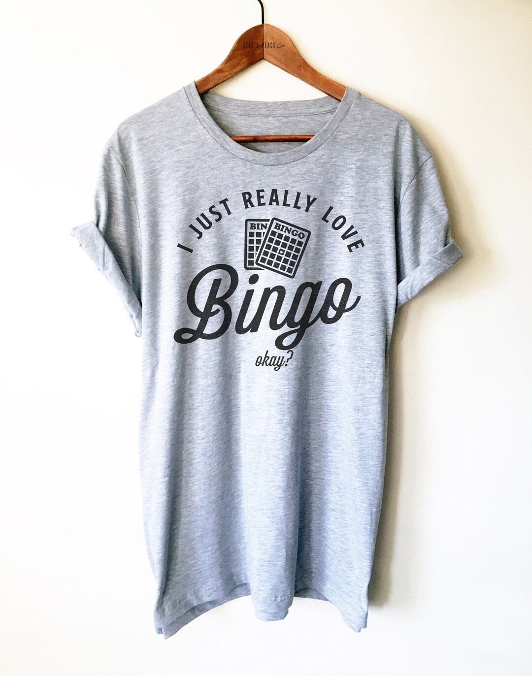 Bingo Shirt / Tank Top / Hoodie - Funny Bingo Gift, Bingo Caller Tees ...